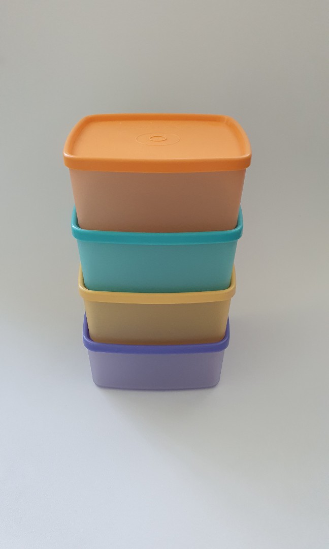 Tupperware Square Round Containers, Furniture & Home Living ...