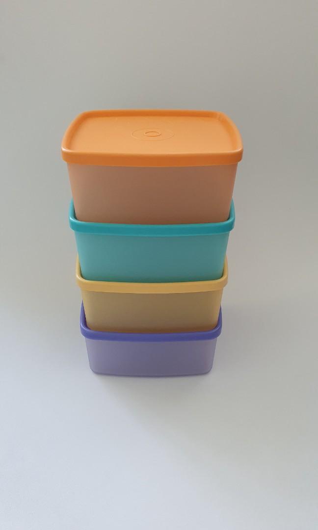 Tupperware Square Round Containers, Furniture & Home Living ...
