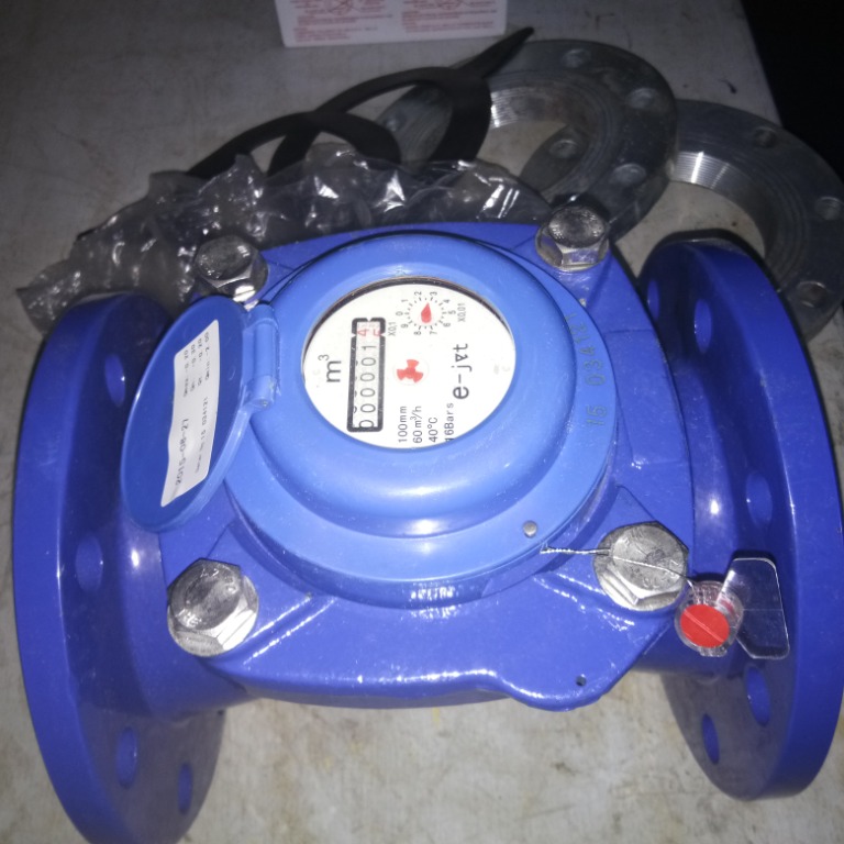 Vertical Water Flow meter 100mm Flange type, Commercial & Industrial ...