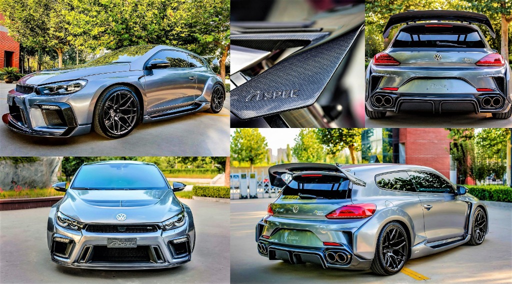 Volkswagen Scirocco ASPEC Style Wide Body Kit, Car Accessories, Car ...