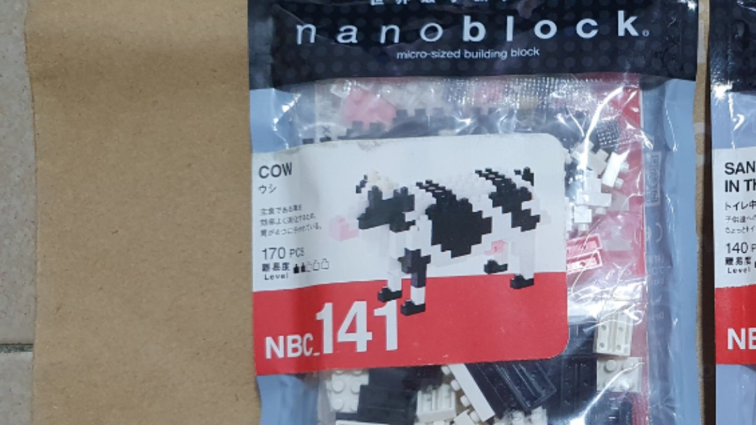 141 cow nanoblock, Hobbies & Toys, Toys & Games on Carousell