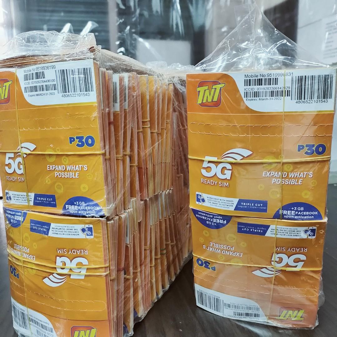 30 pesos TNT 5G sim card, Mobile Phones & Gadgets, Mobile Phones ...