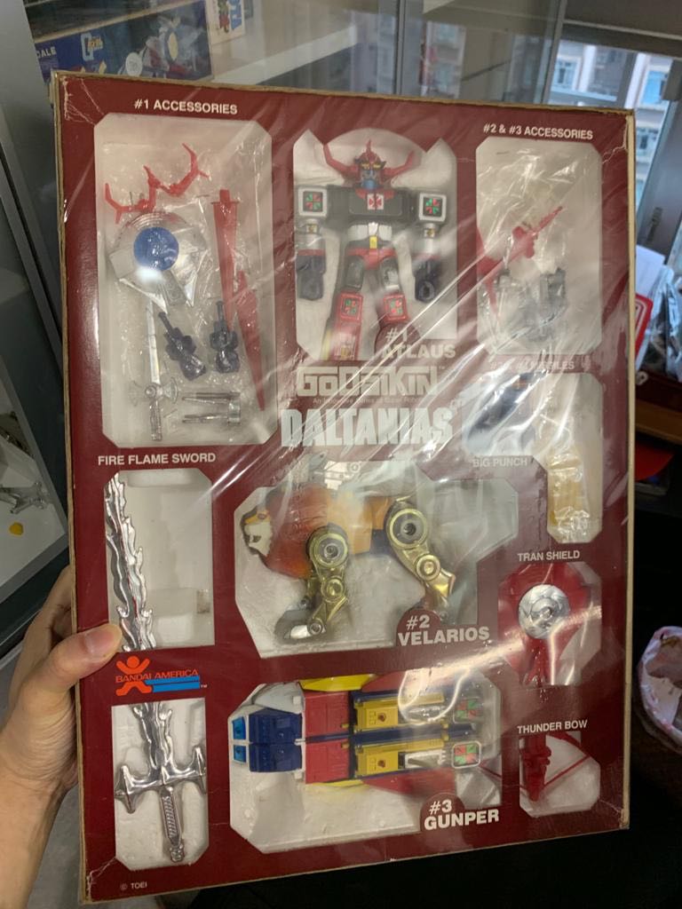 80年代popy bandai美版 金毛獅王 超合金魂 合體 日本製 made in japan, 興趣及遊戲, 玩具 & 遊戲類 ...