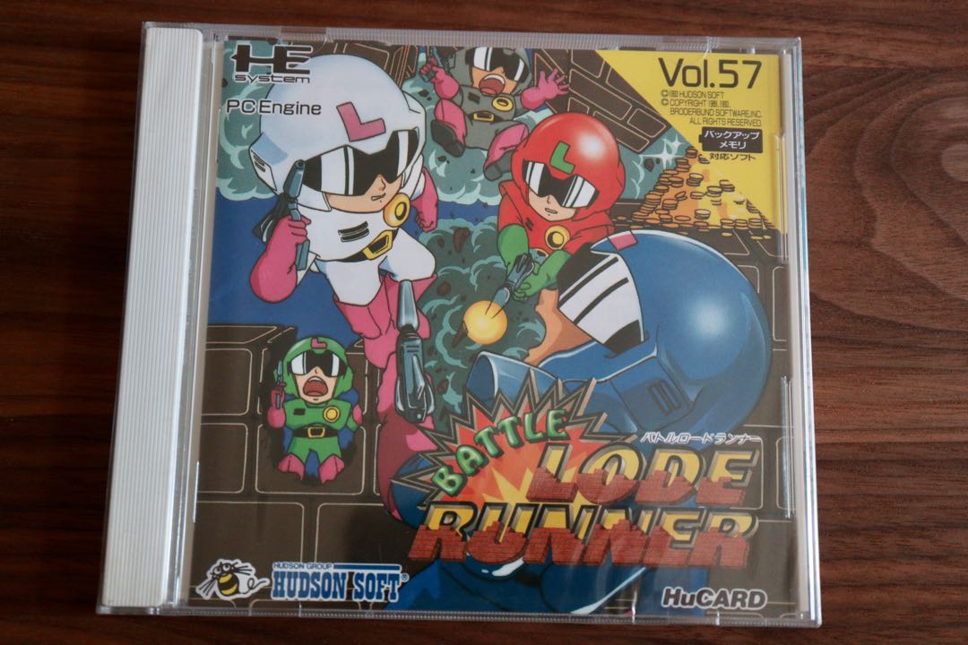 全新「對戰!淘金者」PCE PC-Engine Hucard: Battle Lode Runner (Brand New), 電子遊戲 ...