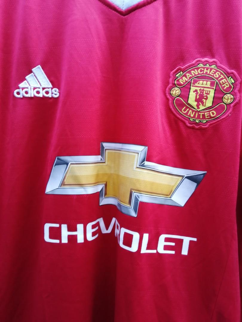 Adidas chevrolet manchester jersey, Men's Fashion, Activewear on Carousell