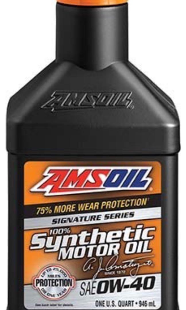 Amsoil signature series 5w30 / 0w40 / 5w50, Car Accessories ...