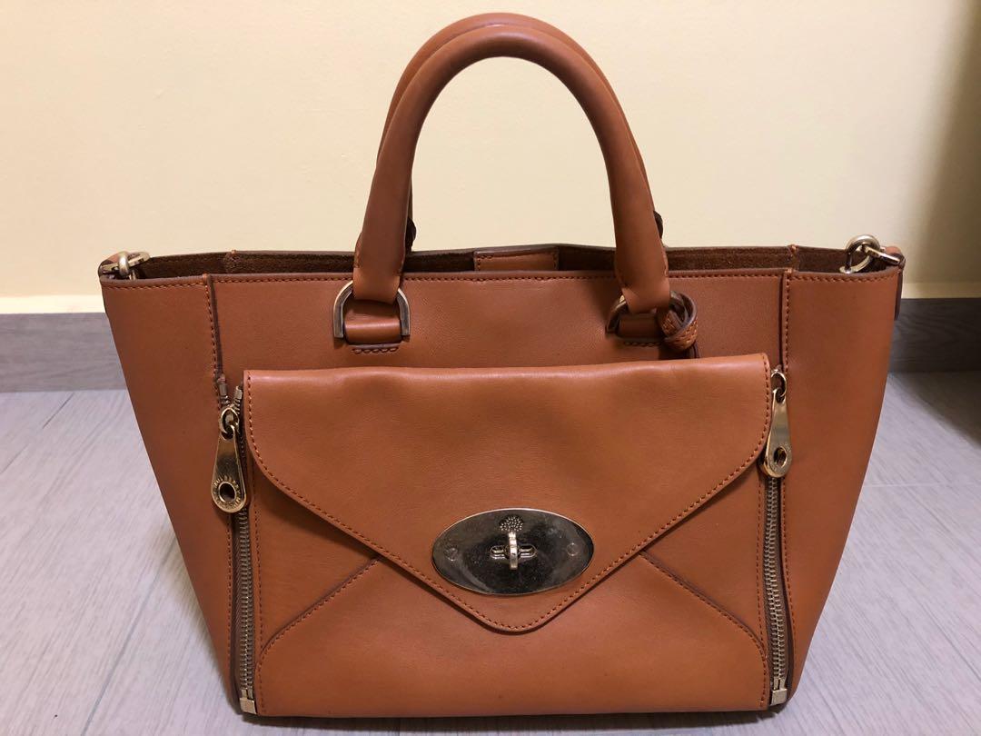 Authentic Mulberry Small Willow Tote, Women's Fashion, Bags & Wallets ...