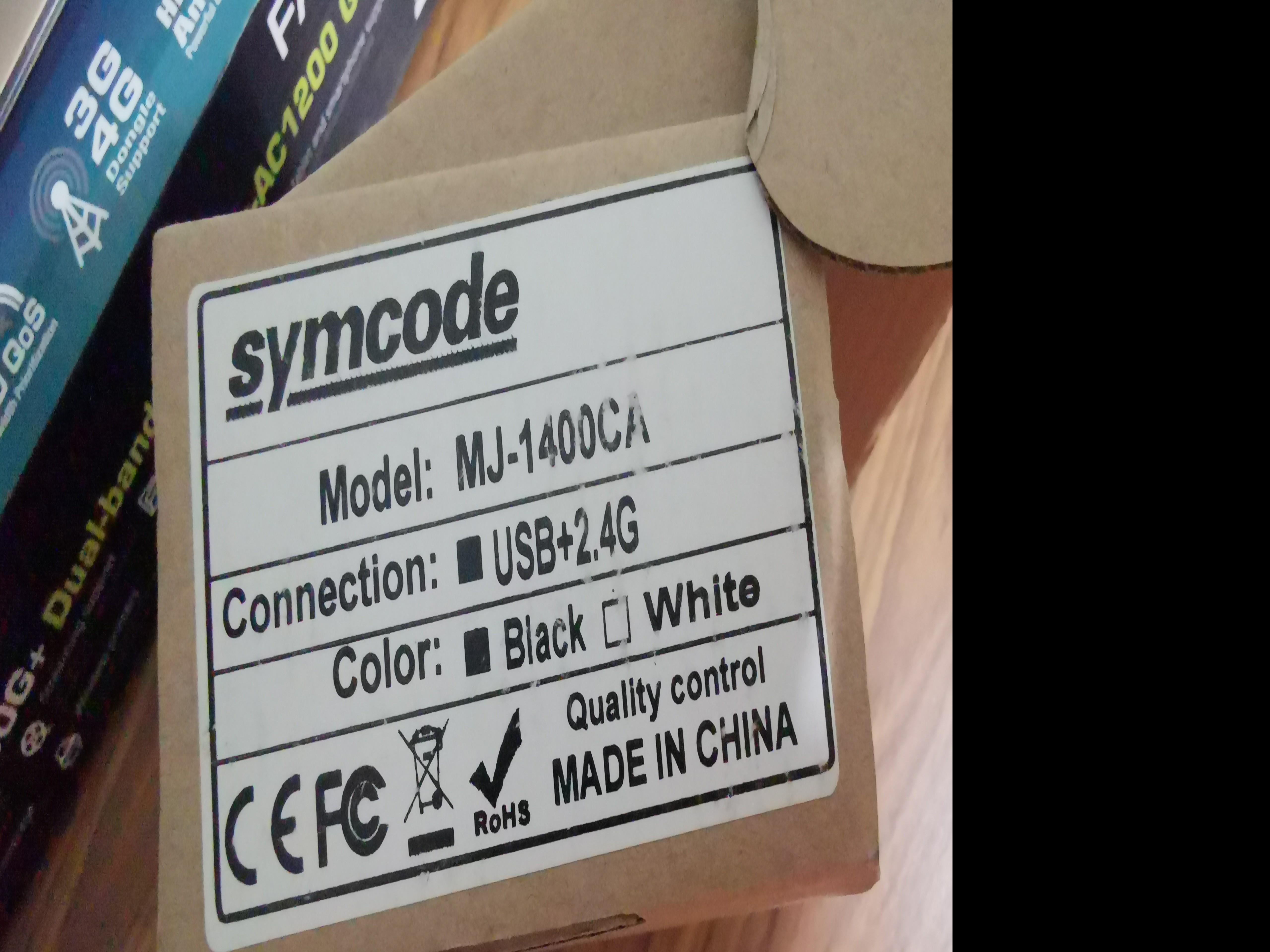 Symcode MJ-1400-CA CCD Wireless Barcode Scanner 1D, Computers & Tech ...