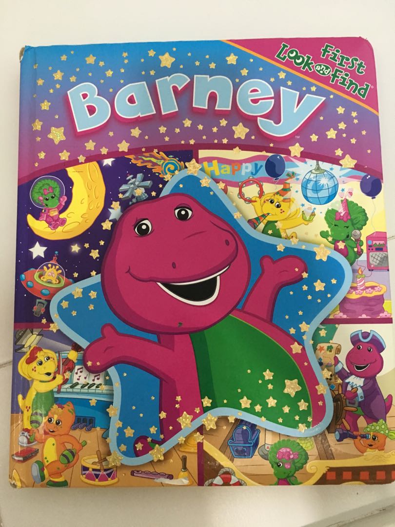 Barney toddler book, Hobbies & Toys, Books & Magazines, Children's ...