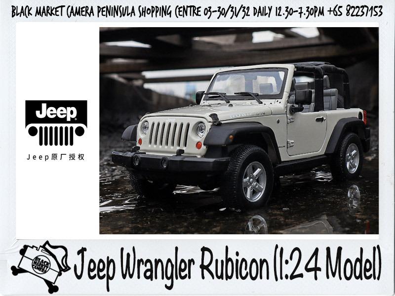 [BMC] Jeep Wrangler Rubicon 1:24 Welly Toy Car Miniature Model, Hobbies ...