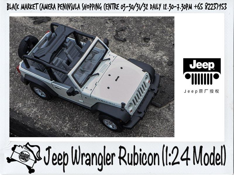 [BMC] Jeep Wrangler Rubicon 1:24 Welly Toy Car Miniature Model, Hobbies ...