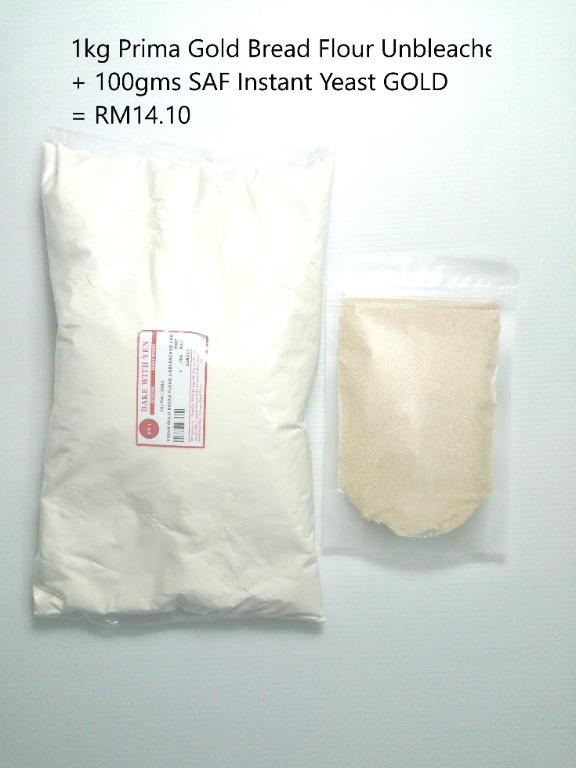 Prima Japanese Bread Flour and SAF Instant Yeast GOLD, Food & Drinks ...