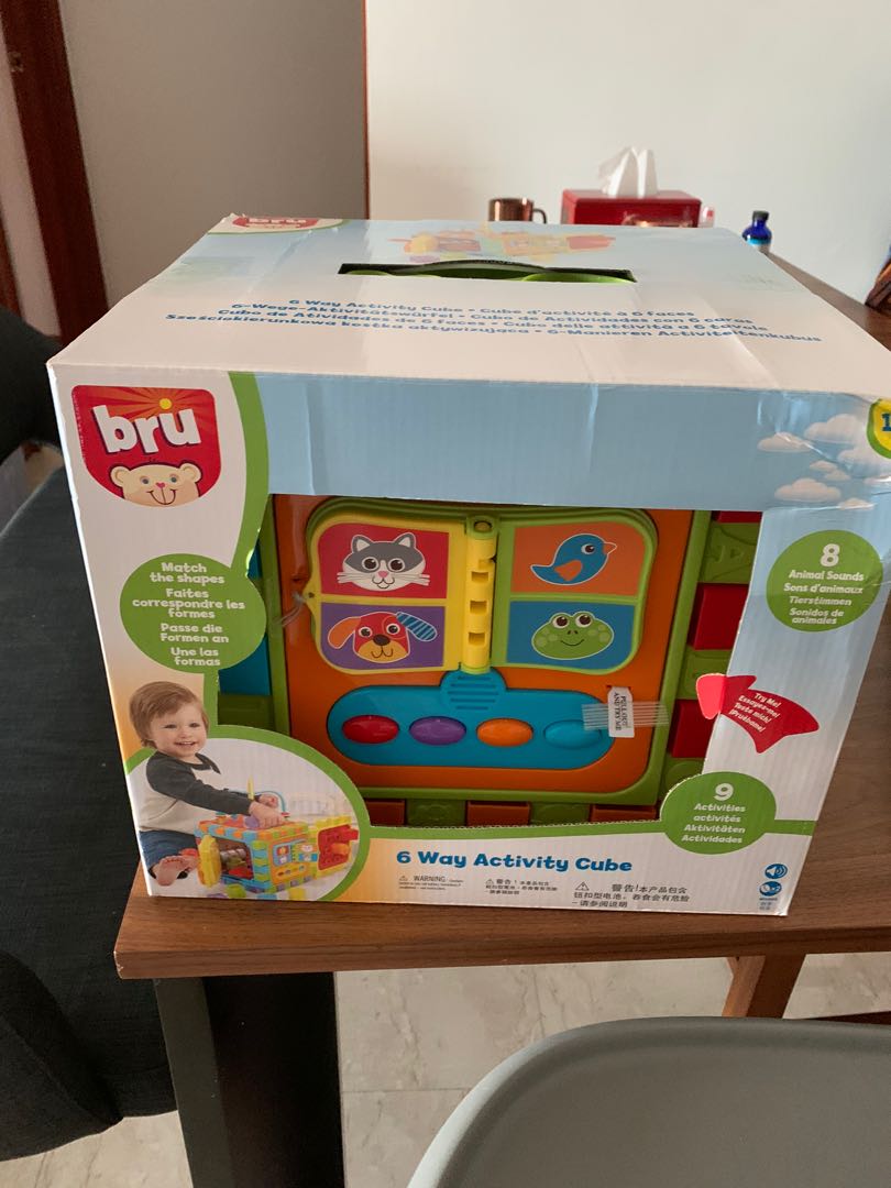 BRU 6 way activity cube, Babies & Kids, Infant Playtime on Carousell