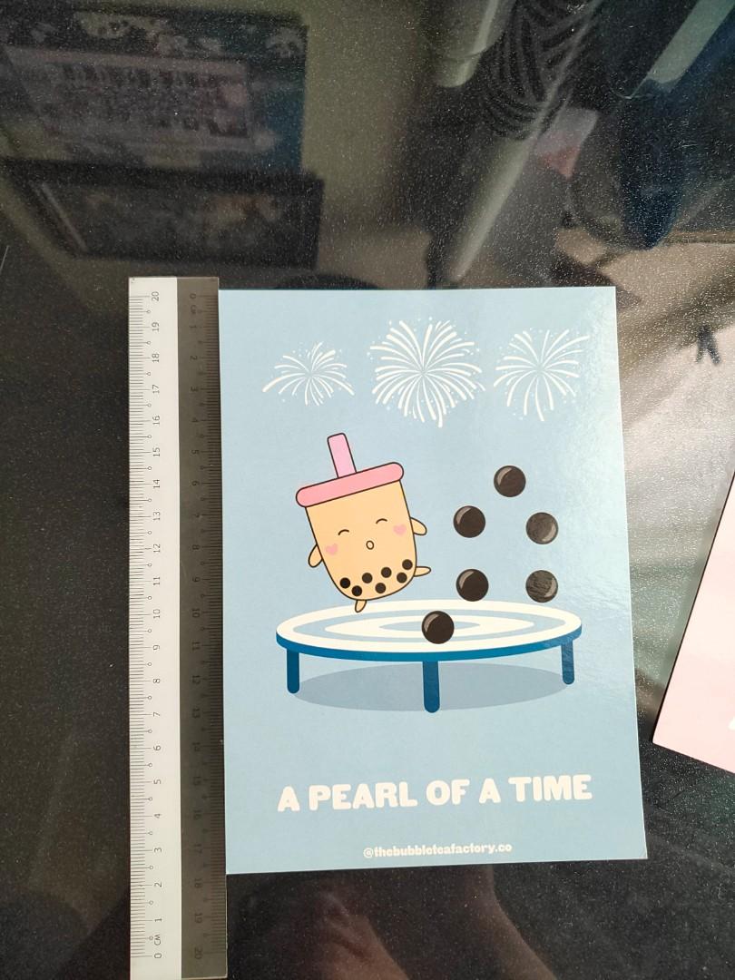 Bubble tea post cards, Hobbies & Toys, Stationery & Craft, Stationery ...