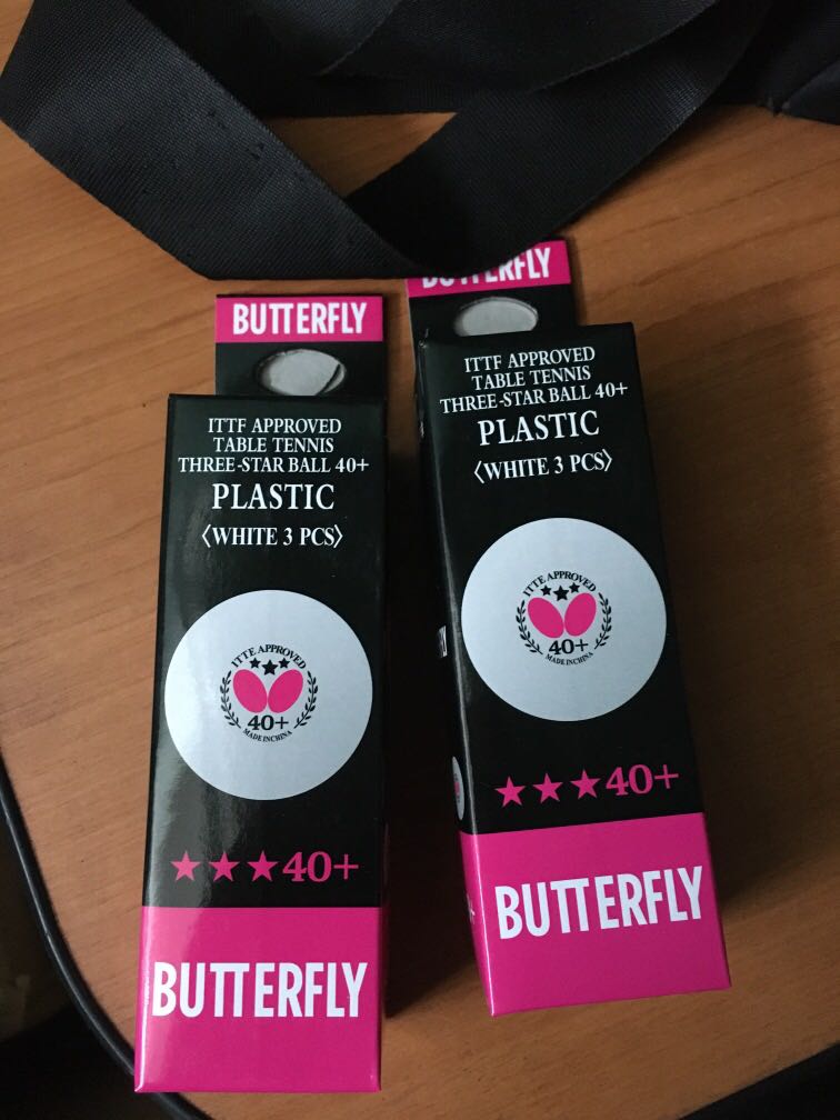 Butterfly Ping Pong Ball Ready Stock, Sports Equipment, Sports & Games ...