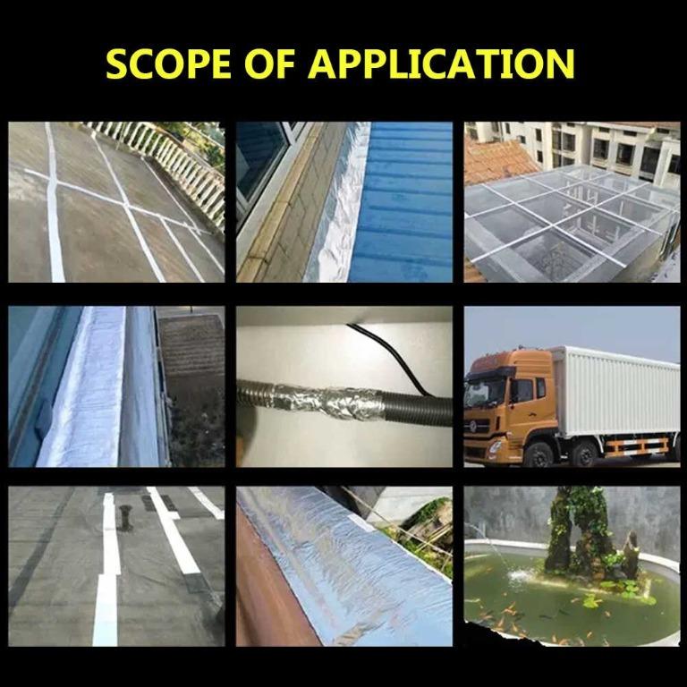 Butyl Putty Waterproof Seal Tape Aluminium Outdoor Plugging Repair Tape ...