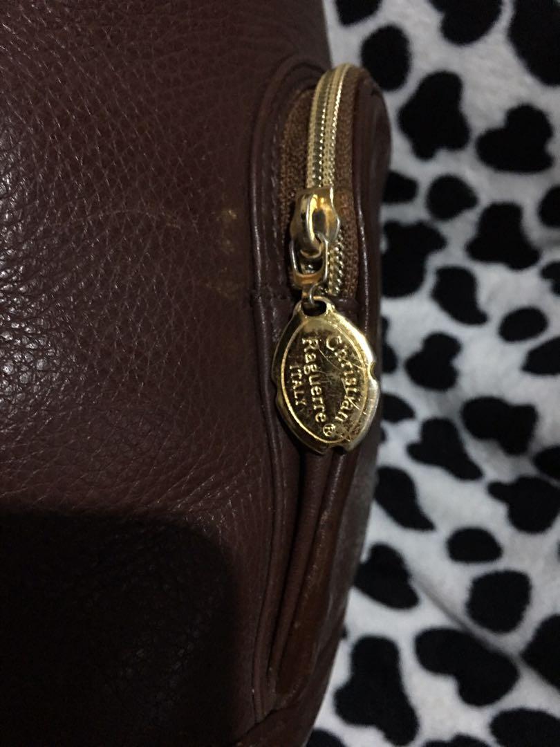 Christian raguerre leather backpack, Women's Fashion, Bags & Wallets ...