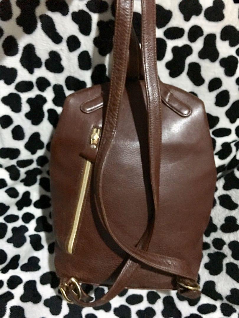 Christian raguerre leather backpack, Women's Fashion, Bags & Wallets ...