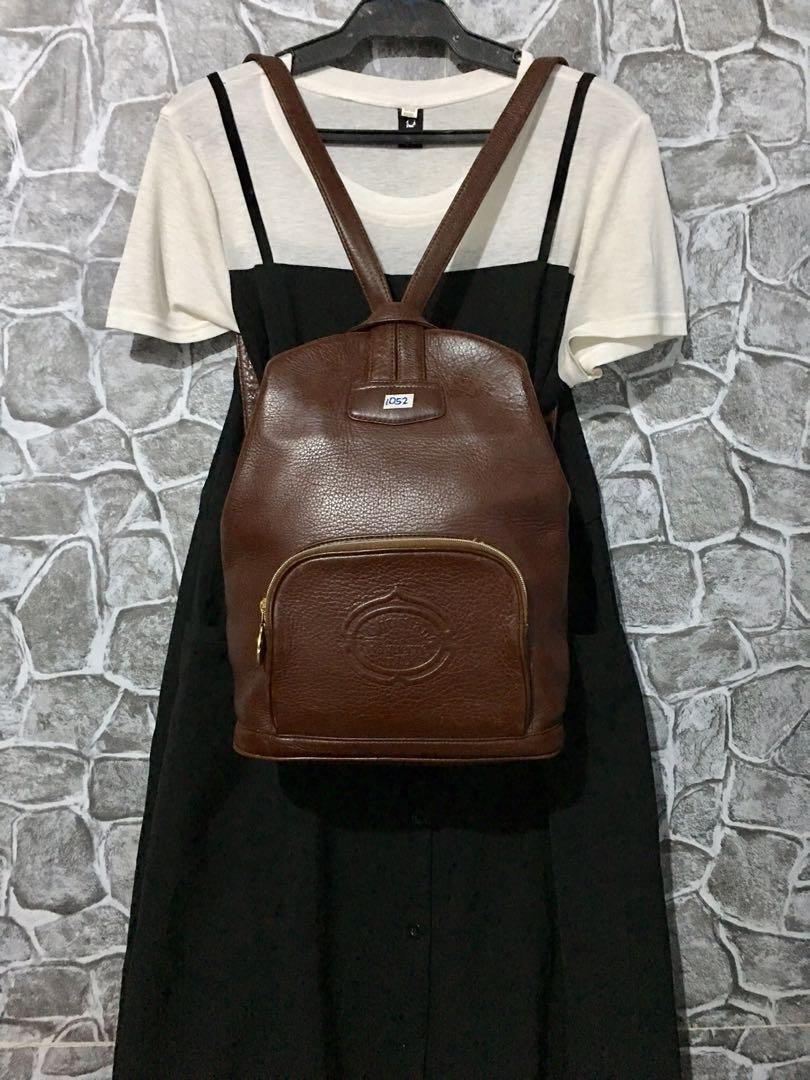 Christian raguerre leather backpack, Women's Fashion, Bags & Wallets ...