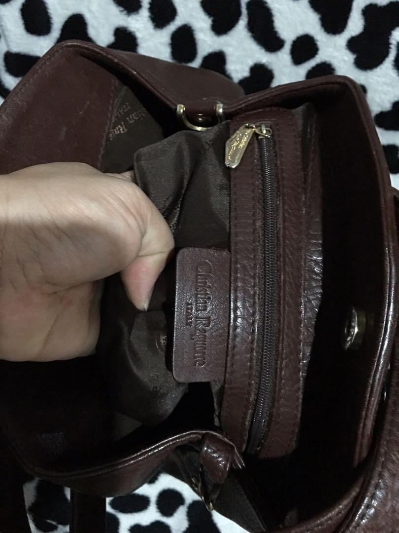 Christian raguerre leather backpack, Women's Fashion, Bags & Wallets ...