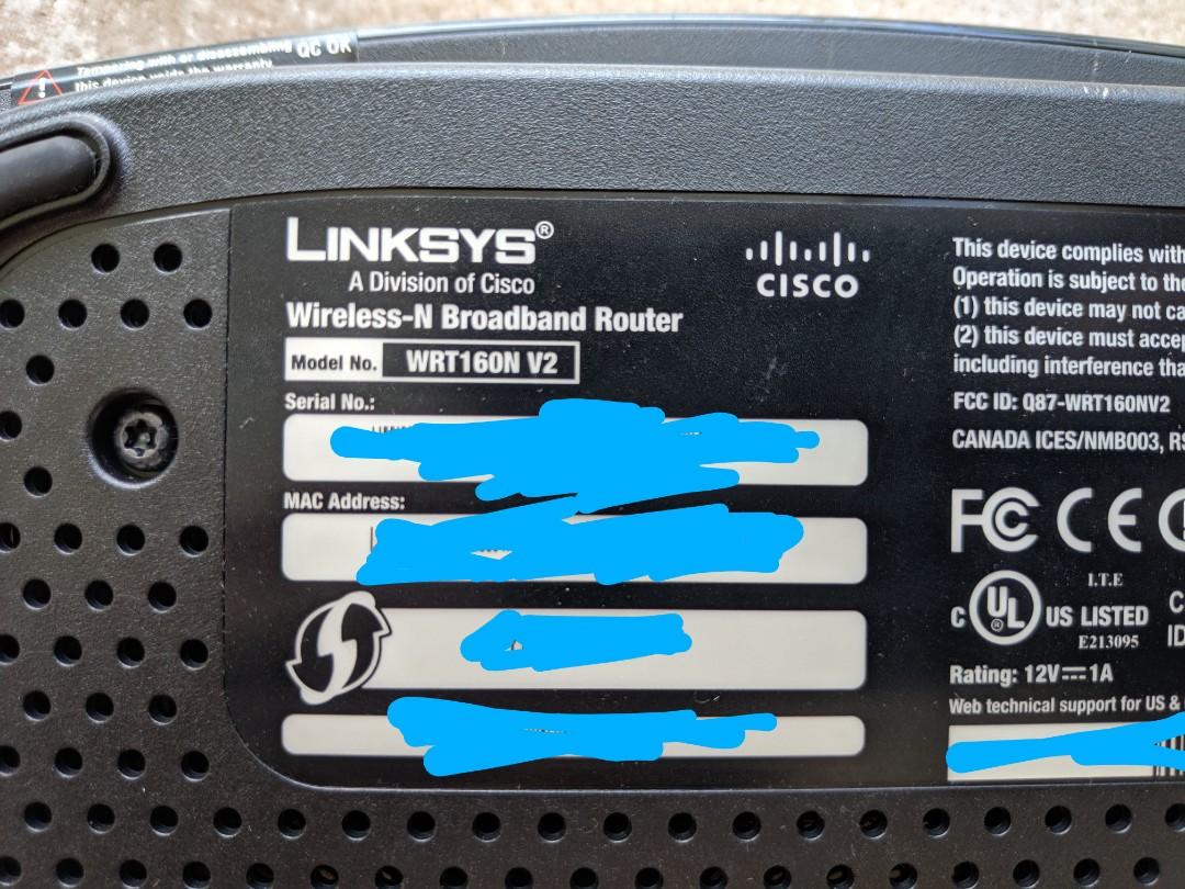 Cisco Linksys wrt160n v2 Wifi Router, Computers & Tech, Parts ...