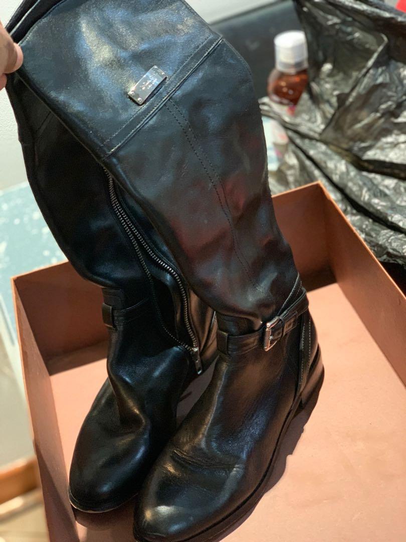 Coach women boots - pure leather, Women's Fashion, Footwear, Boots on ...