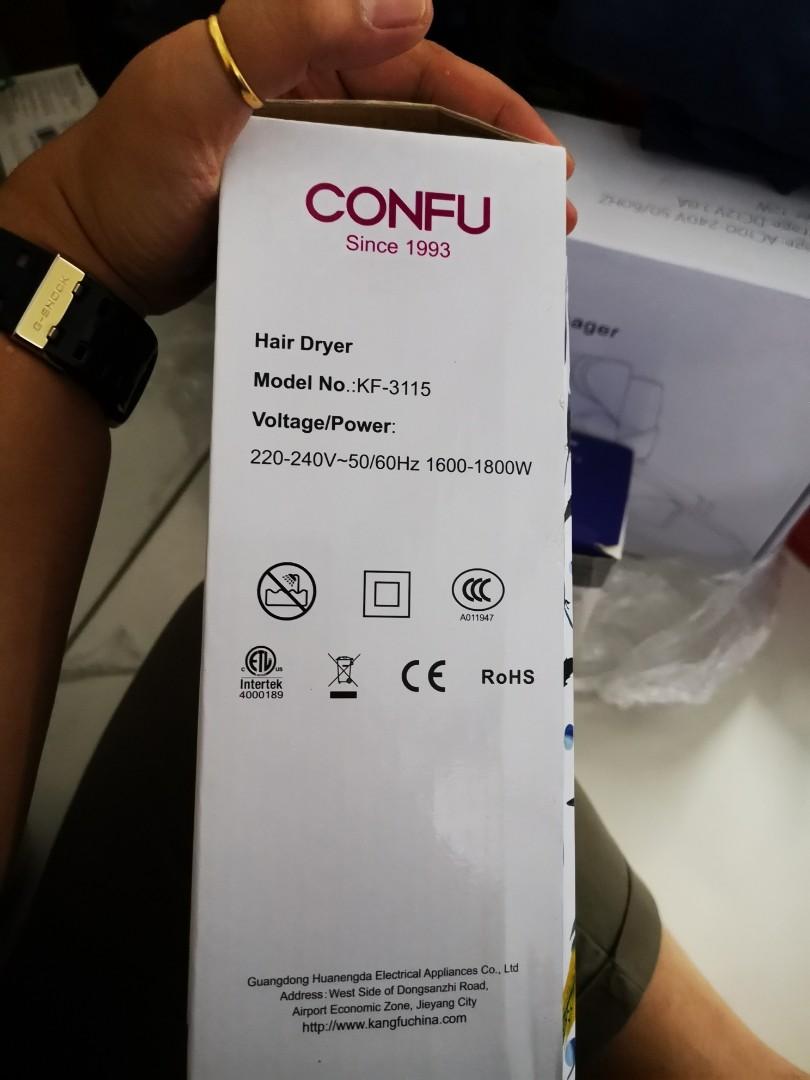 Confu kf-3115, Beauty & Personal Care, Hair on Carousell