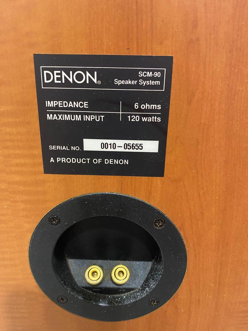 Preloved Denon Floor Standing 3 Way Speaker, Audio, Soundbars, Speakers ...