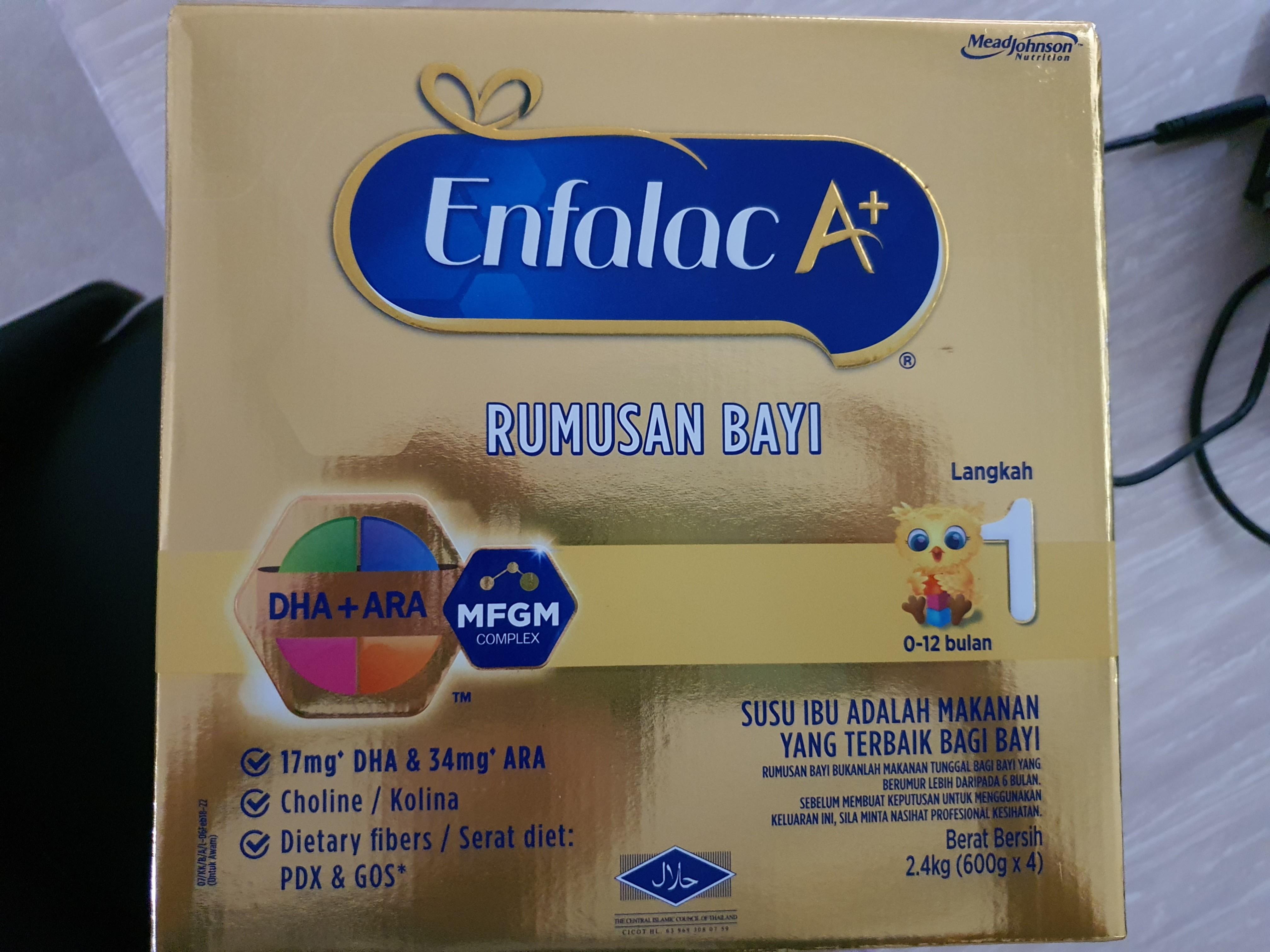Enfalac A+ Step 1 ( 0-12Months), Babies & Kids, Nursing & Feeding ...