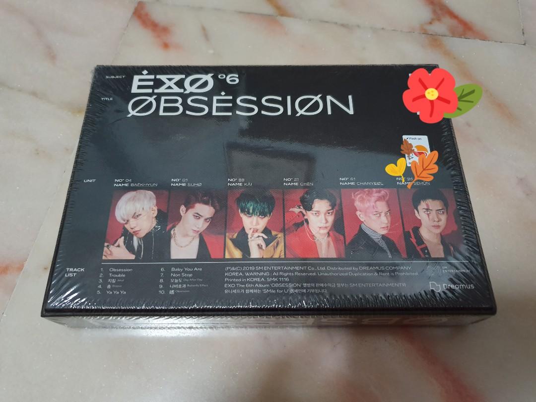 EXO OBSESSION album (X-EXO ver), Hobbies & Toys, Memorabilia ...