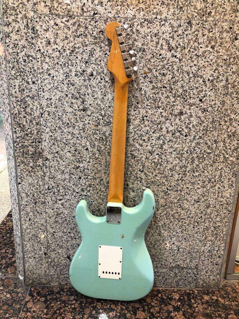 Fender Vintage 1963 Daphne Blue Stratocaster Guitar,Rare!, Hobbies ...