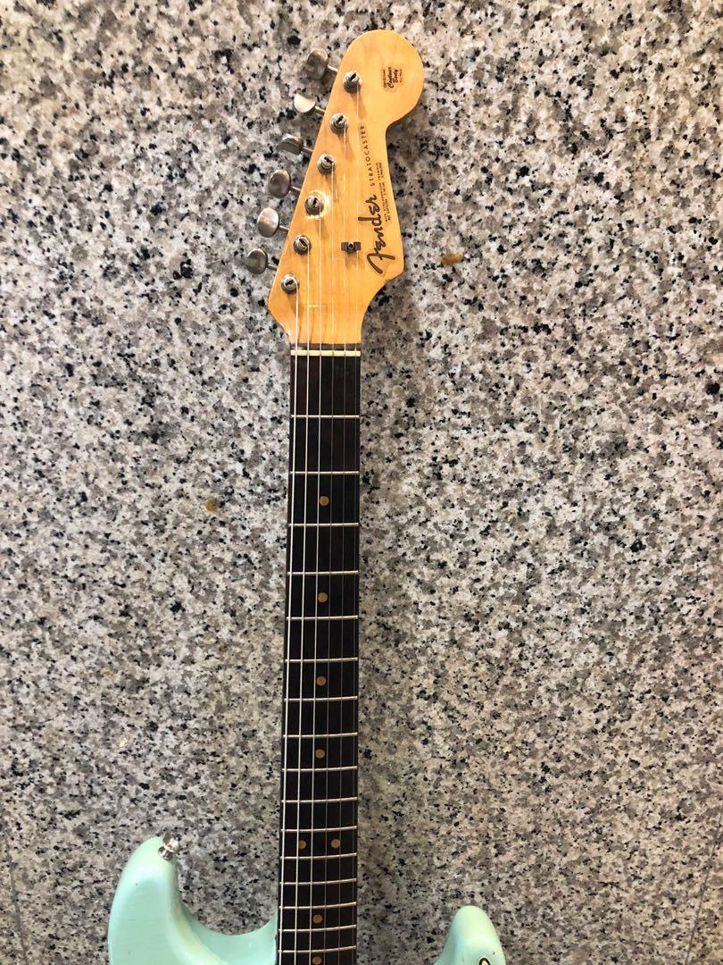 Fender Vintage 1963 Daphne Blue Stratocaster Guitar,Rare!, Hobbies ...