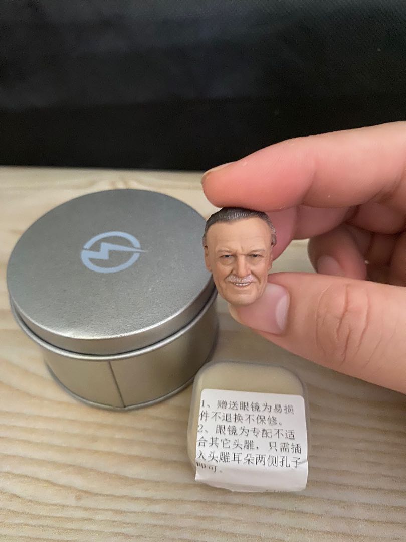 Flashback / maniple 1/12 scale Stan Lee head, Hobbies & Toys, Toys ...