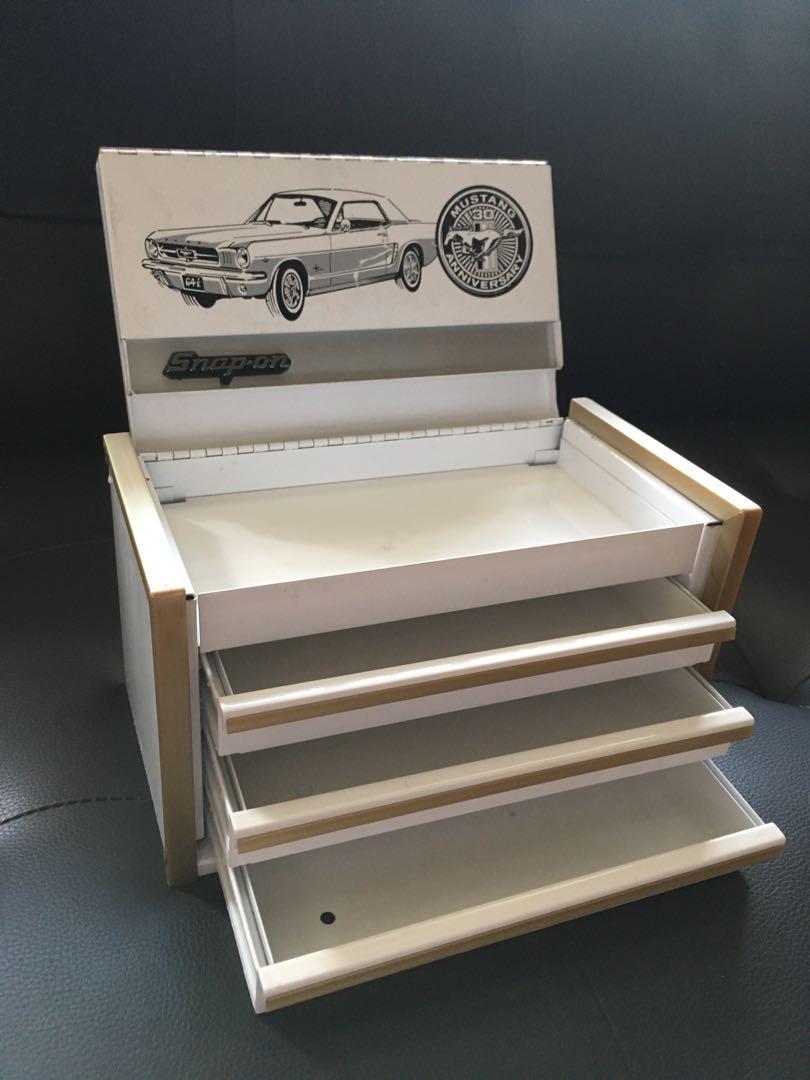 Snap-On Mini Tool Box, Collectible Mustang 30th Anniversary, Furniture ...