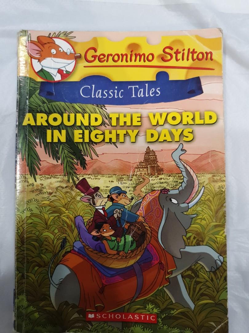 Geronimo Stilton Around the world in eighty days, Hobbies & Toys, Books ...