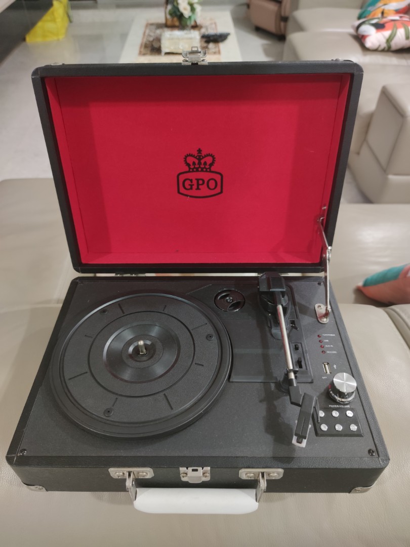 GPO Attache Turntable, Electronics, Audio on Carousell