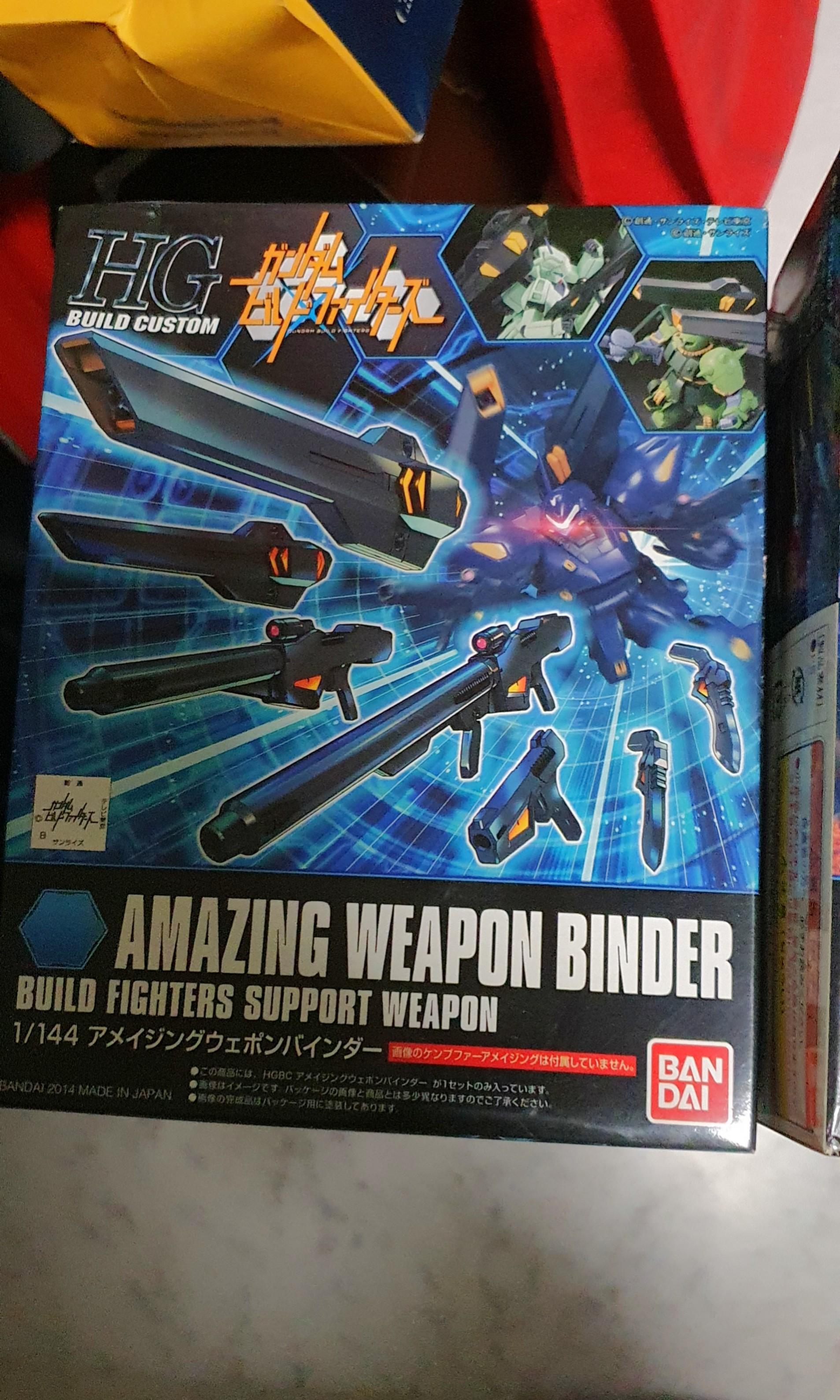 Gundam amazing weapon binder build fighter support weapon, Toys & Games ...
