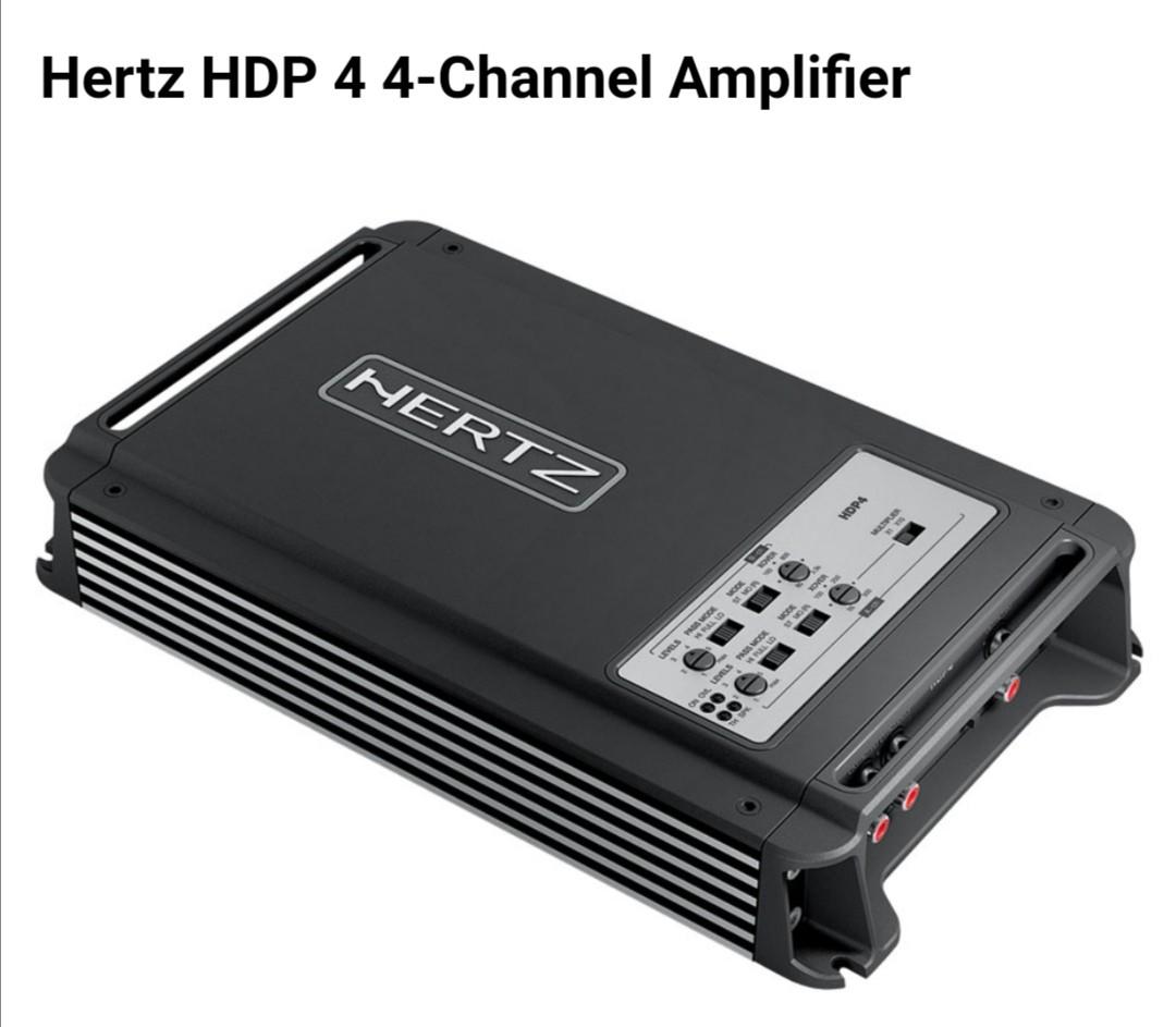 Hertz HDP 4 4-Channel Amplifier, Car Accessories, Accessories on Carousell