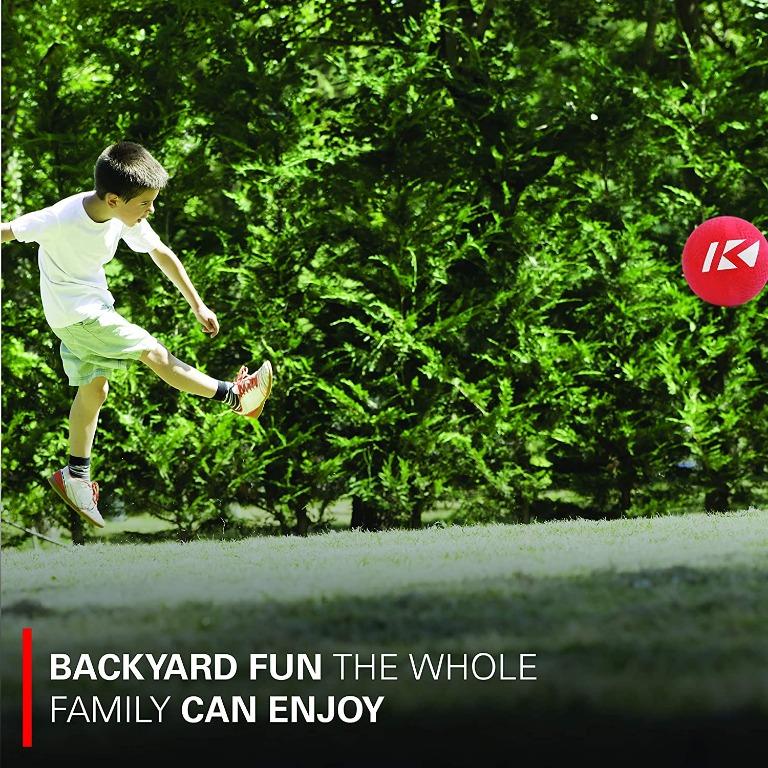 (HOT) Rukket Kickball Set with Bases | Rubber Throw Down Plates and ...