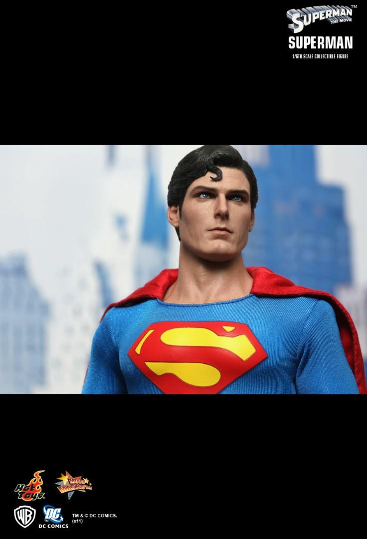 Hot Toys Sideshow Christopher Reeve Superman Mms152 1/6 Figure, Hobbies ...