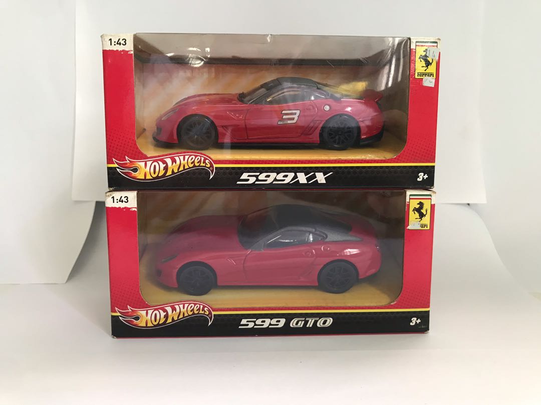 Hotwheels 1:43 599XX & GTO, Hobbies & Toys, Toys & Games on Carousell