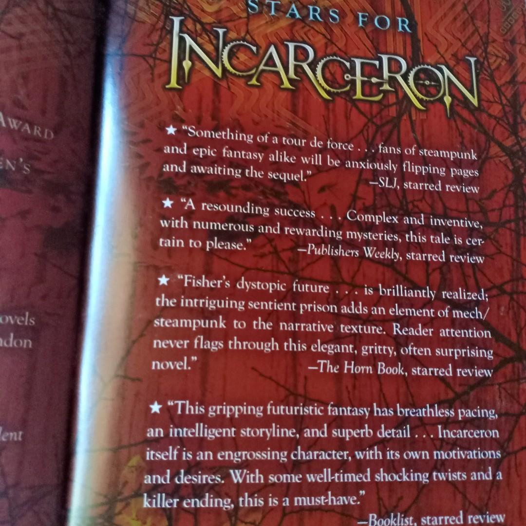 INCARCERON by Catherine Fisher, Hobbies & Toys, Books & Magazines ...