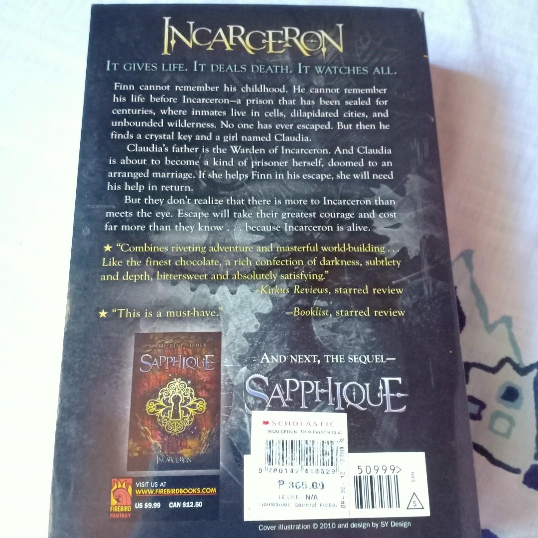 INCARCERON by Catherine Fisher, Hobbies & Toys, Books & Magazines ...