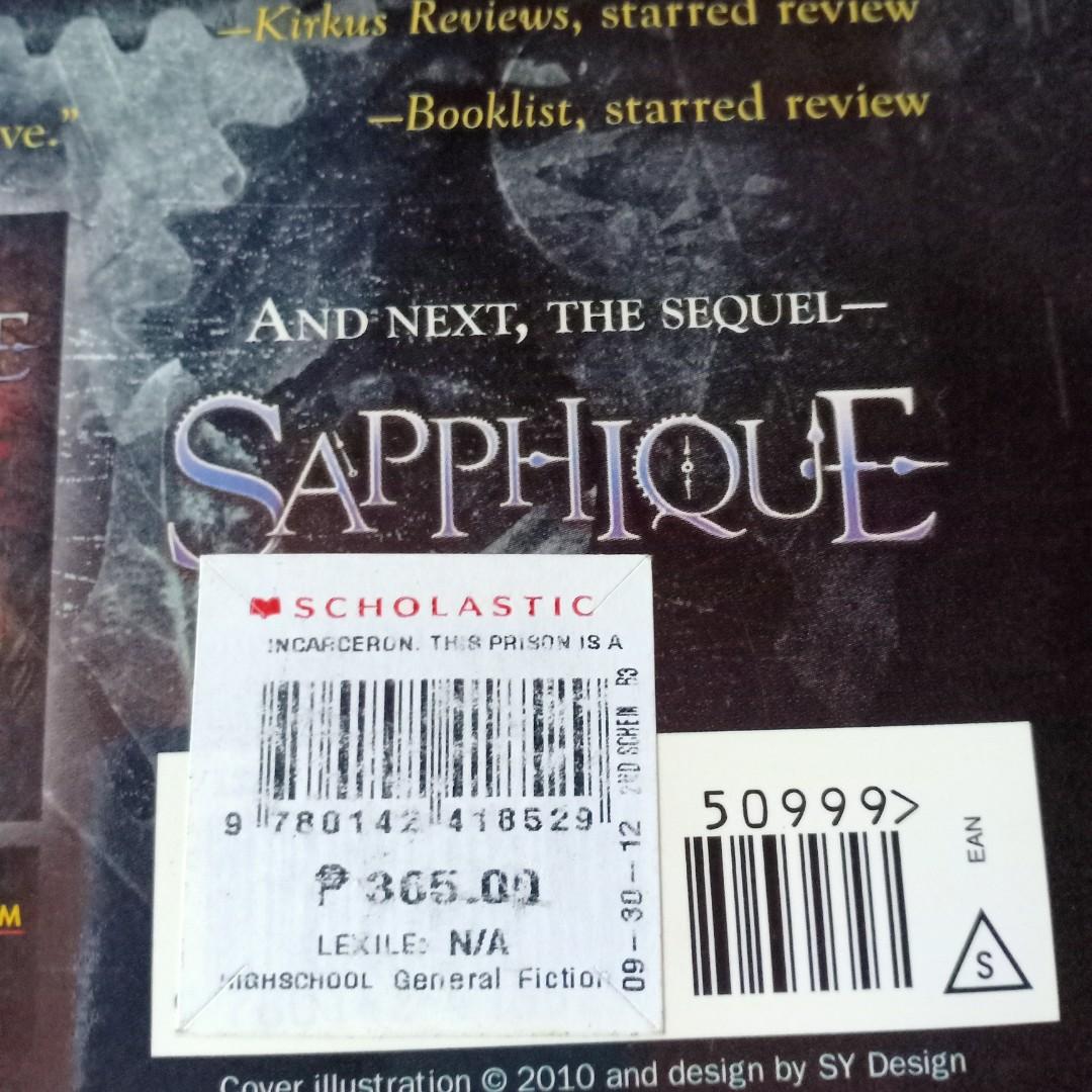 INCARCERON by Catherine Fisher, Hobbies & Toys, Books & Magazines ...