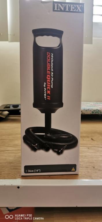 Intex Hi-Output Air Pump Double Quick II, Furniture & Home Living ...