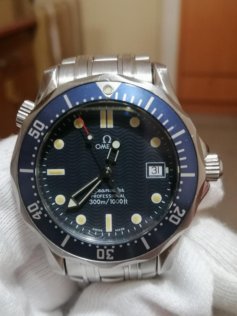 James Bond / Prince William Omega Seamaster Professional Quartz Men's ...