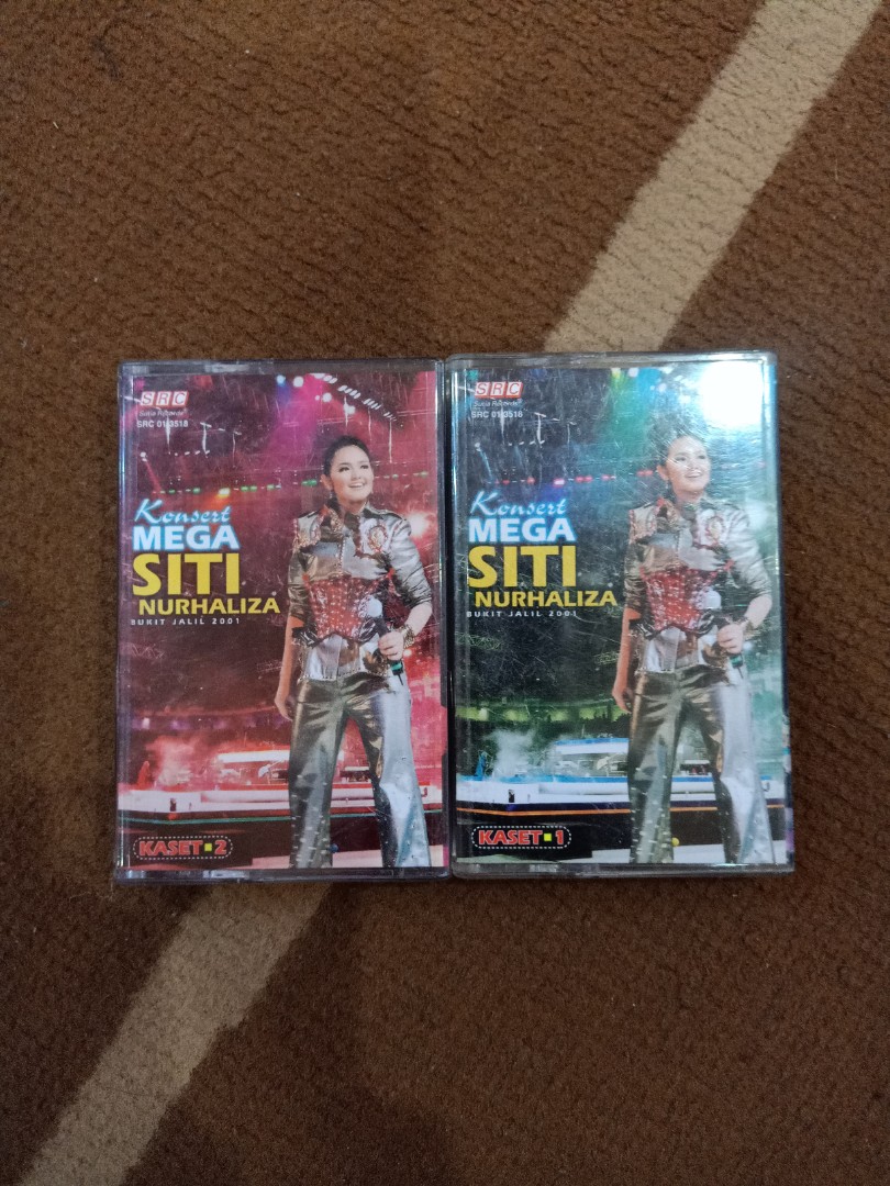 kaset melayu lama- siti nurhaliza konset mega bukit jalil 2001, Hobbies & Toys, Music & Media ...