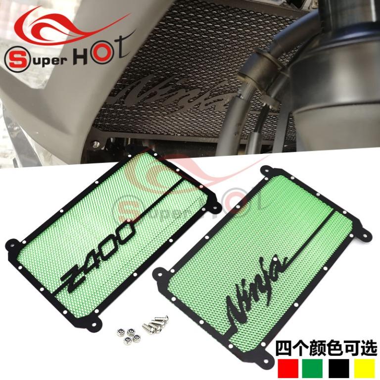 Kawasaki Ninja 400 Z400 Ninja400 new radiator guard black green ...