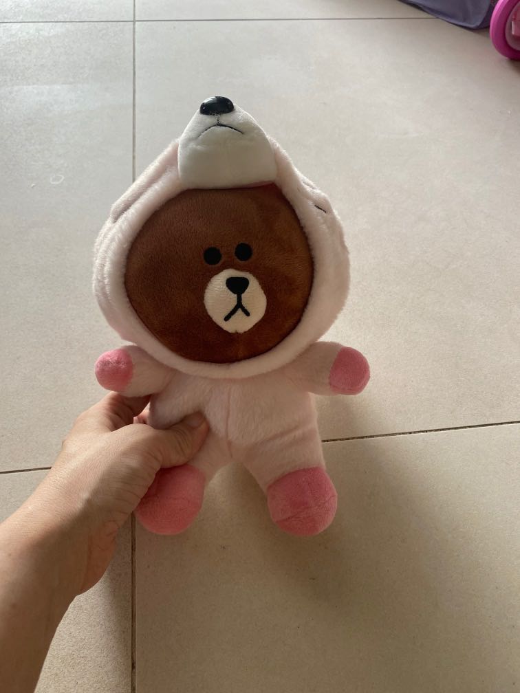 Line character brown bear, Hobbies & Toys, Toys & Games on Carousell