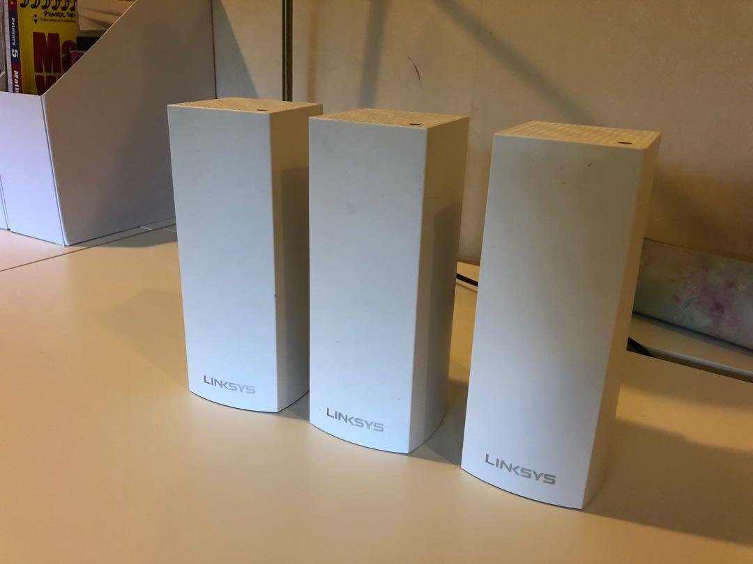 Linksys Velop tri band wifi mesh, Computers & Tech, Parts & Accessories, Networking on Carousell